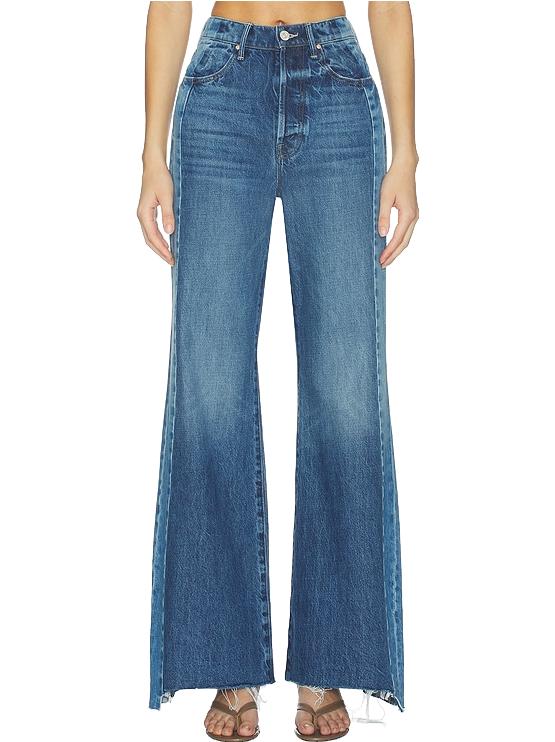 MOTHER MOTHER The Tux Sidestepper Sneak Fray Jeans